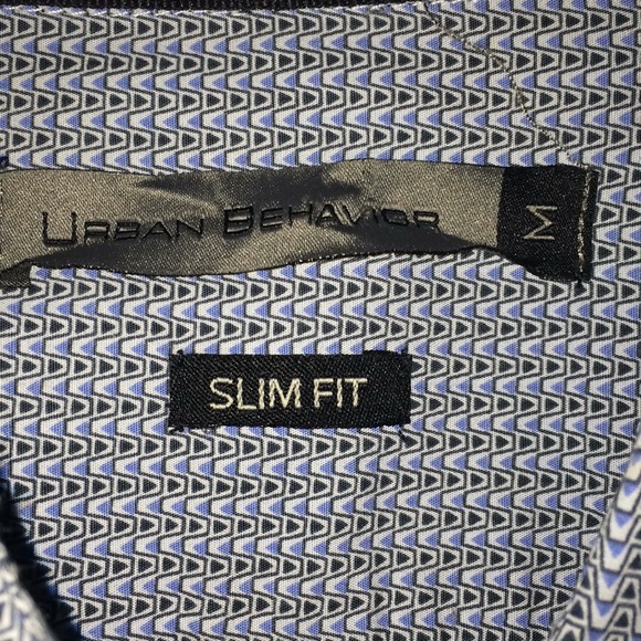 Urban Behavior | Shirts | Urban Behavior Slim Fit Mens Shirt | Poshmark
